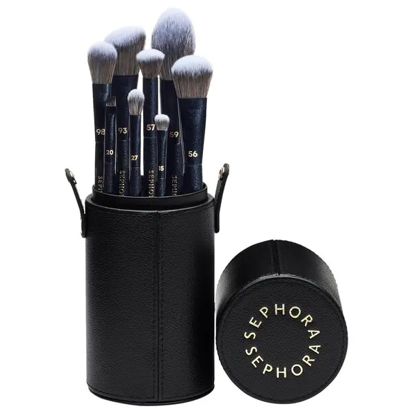 SEPHORA COLLECTION 8-piece Pro Face And Eye Brush Set - One-color