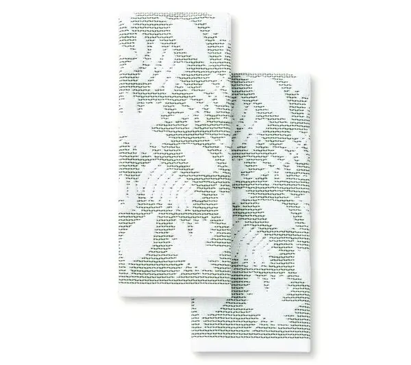 MARTHA STEWART Harvest Leaves Kitchen Towel 2-p Ack Set - One-color