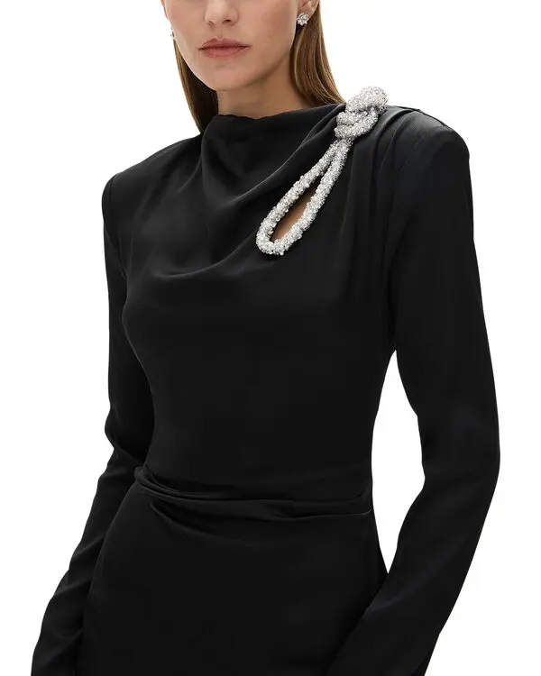 Rachel Gilbert Henrietta Embellished Midi Dress