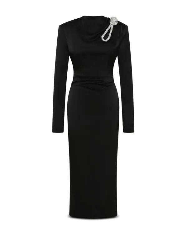 Rachel Gilbert Henrietta Embellished Midi Dress