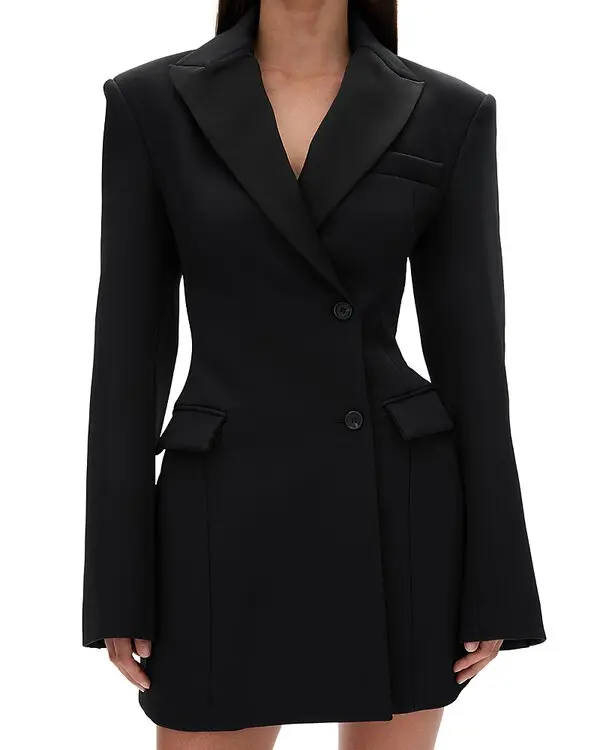 Rachel Gilbert Sergio Blazer Mini Dress - Black