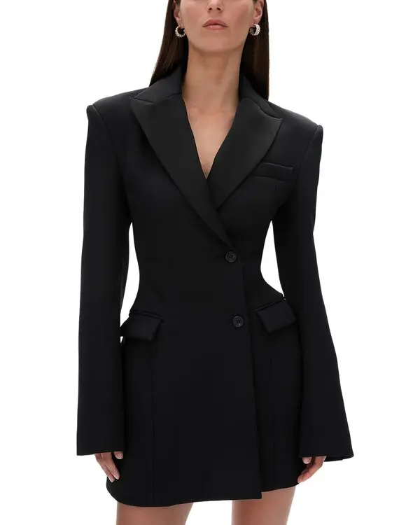 Rachel Gilbert Sergio Blazer Mini Dress - Black