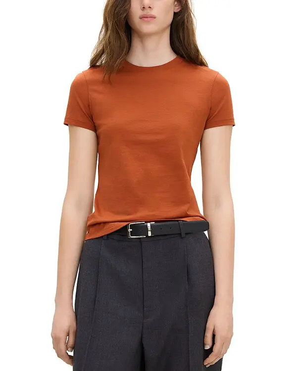Theory Apex Tiny Tee - Umber