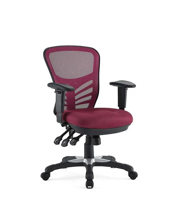 MODWAY Articulate Mesh Office Chair - Red
