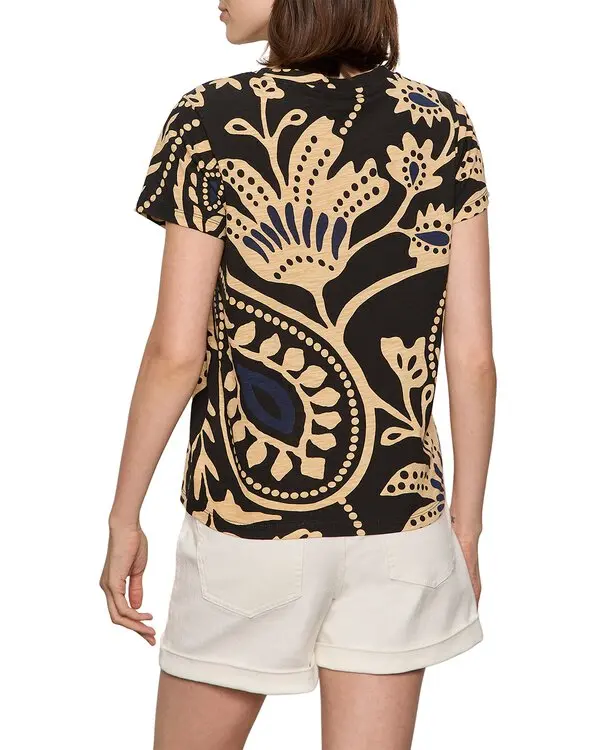 Sanctuary Organic Cotton Blend Printed Top - Mega Shape