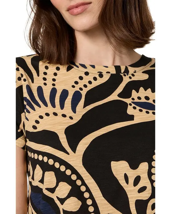 Sanctuary Organic Cotton Blend Printed Top - Mega Shape