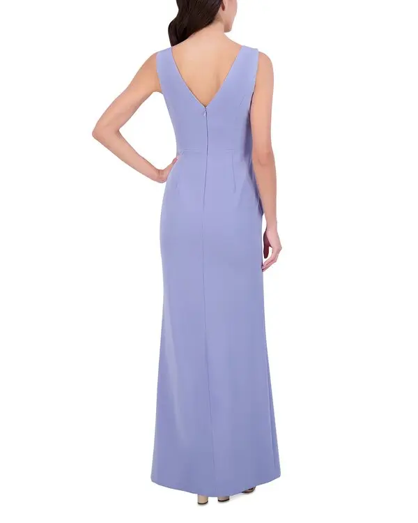 Eliza J Sleeveless Ruffled Gown - Periwinkle