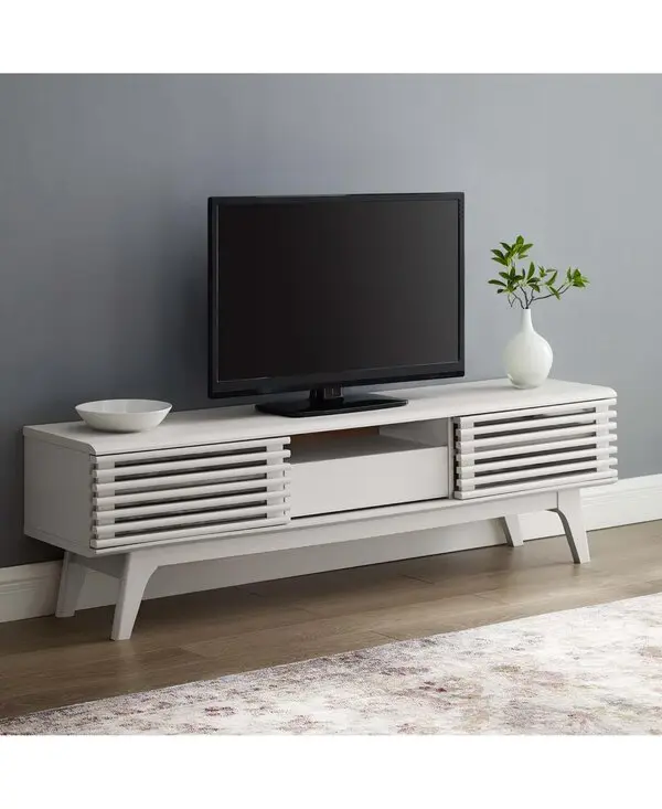 MODWAY Render 59 Tv Stand - White