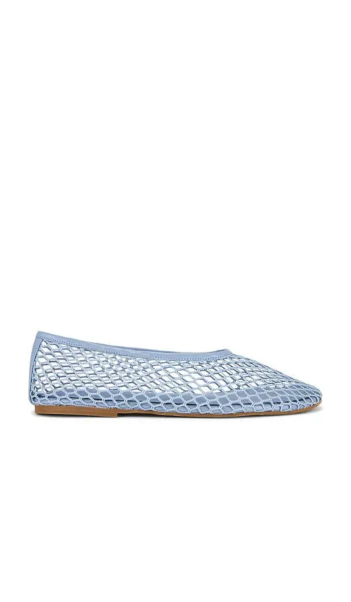 TONY BIANCO Mazey Mesh Ballet Flats - Denim Mesh