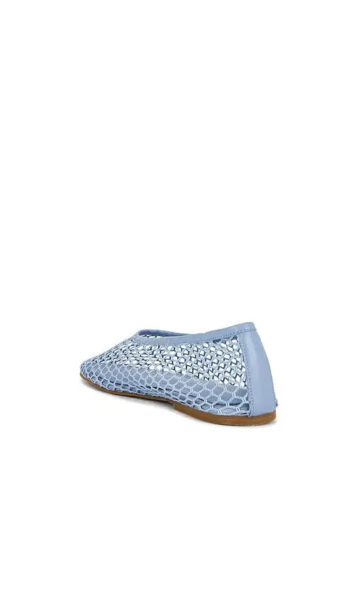 TONY BIANCO Mazey Mesh Ballet Flats - Denim Mesh