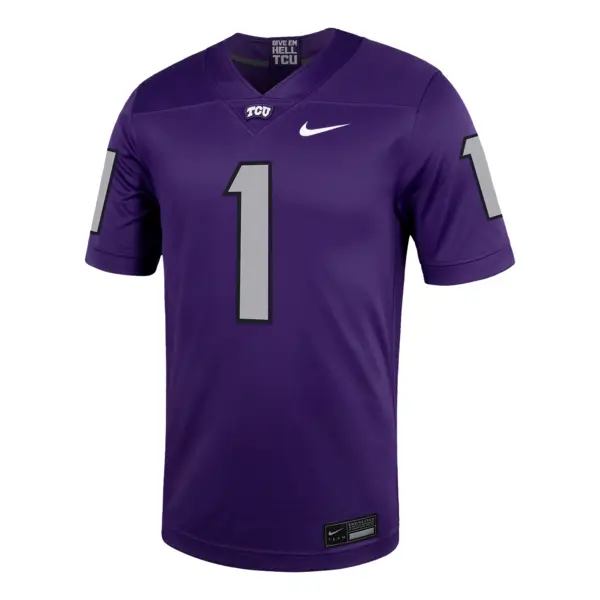Nike Tcu College Football Replica Jersey - Purple