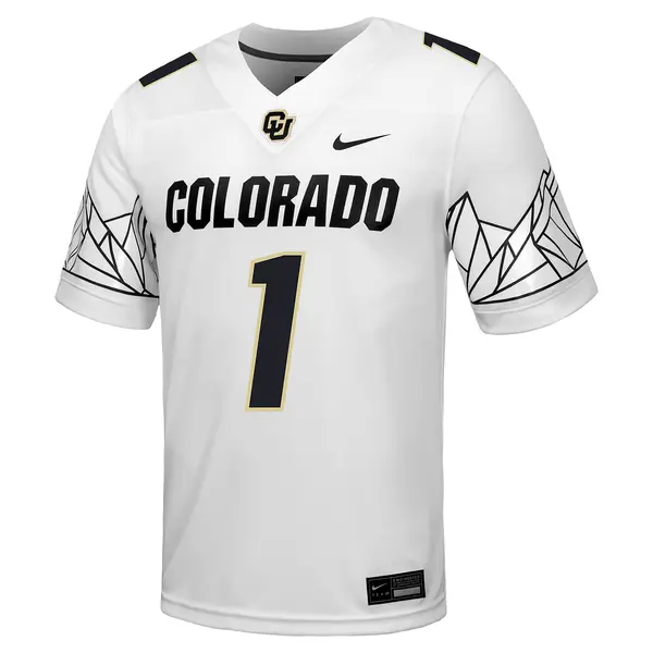 Nike Colorado College Football Replica Jersey - White