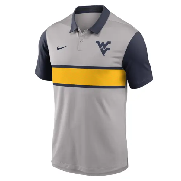Nike West Virginia Vapor Dri-fit College Polo - Grey