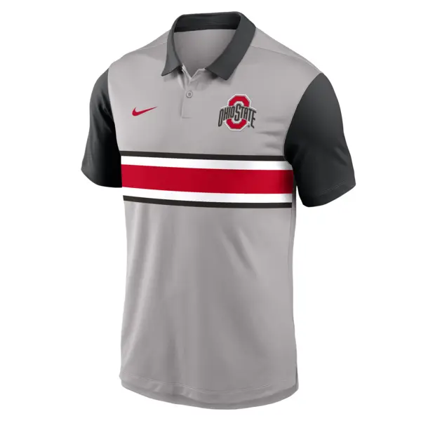 Nike Ohio State Vapor Dri-fit College Polo - Grey