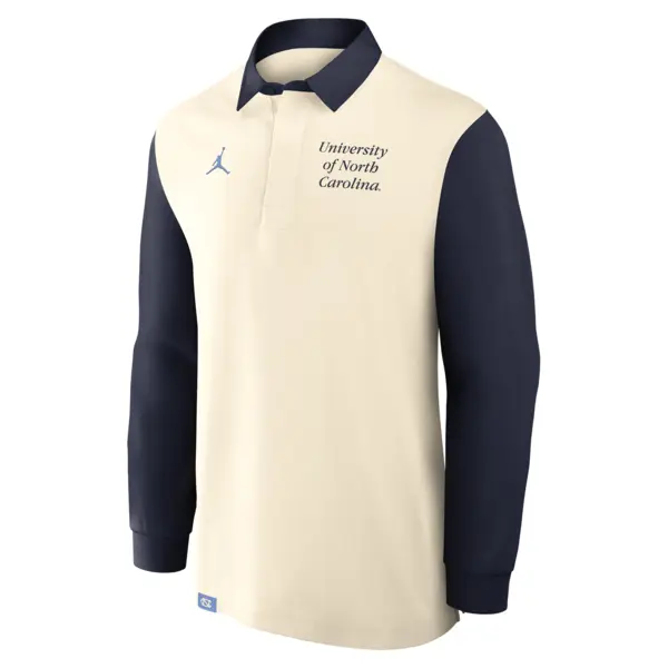 JORDAN North Carolina Rugby College Long-sleeve Top - Brown