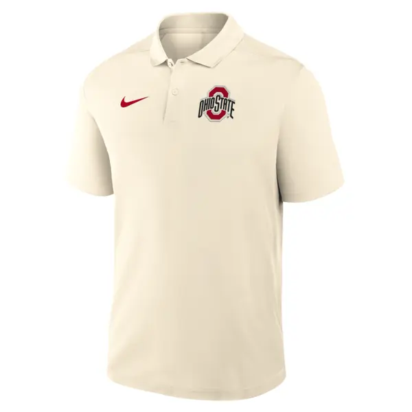 Nike Ohio State Victory Primary Logo Dri-fit College Polo - Brown