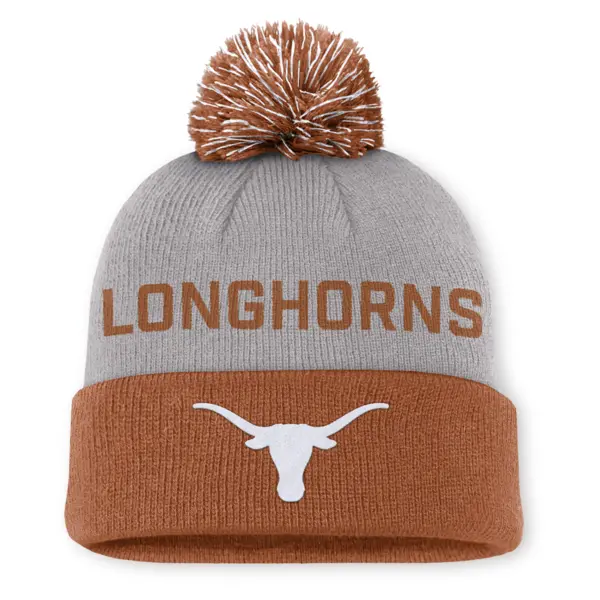 Nike College Cuffed Pom Beanie - Grey