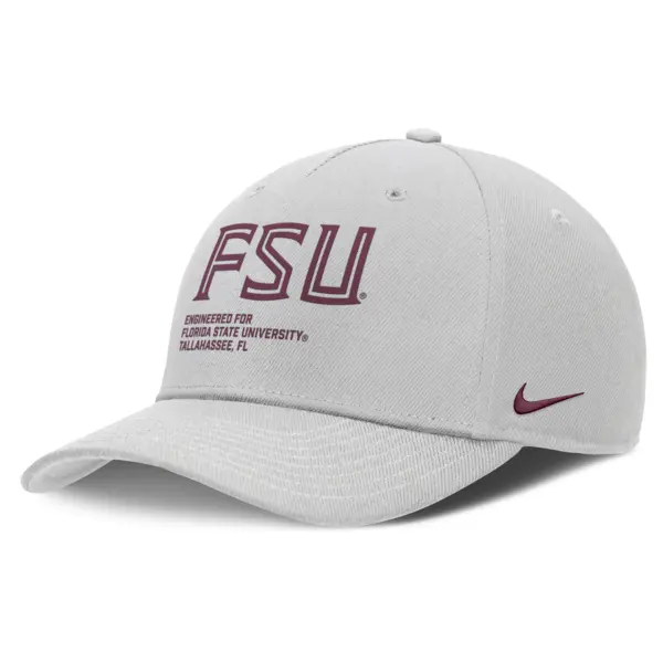 Nike Florida State Primetime Rise College Adjustable Cap - Grey