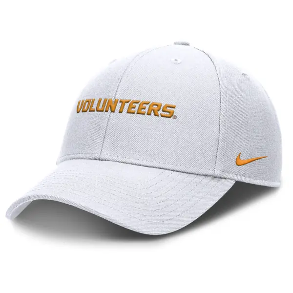Nike Tennessee On-field Rise Gameday College Trucker Adjustable Hat - White