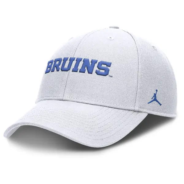 JORDAN Ucla On-field Rise Gameday Dri-fit College Trucker Adjustable Hat - White