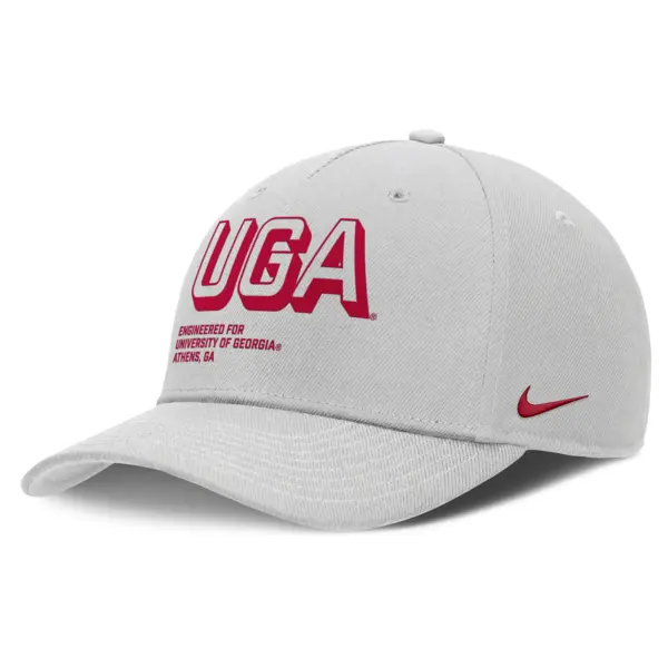 Nike Georgia On-field Primetime Rise College Adjustable Cap - Grey