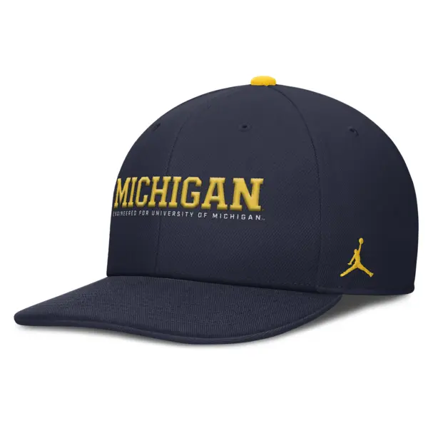 JORDAN Michigan On-field Club Dri-fit Adjustable Hat - Blue