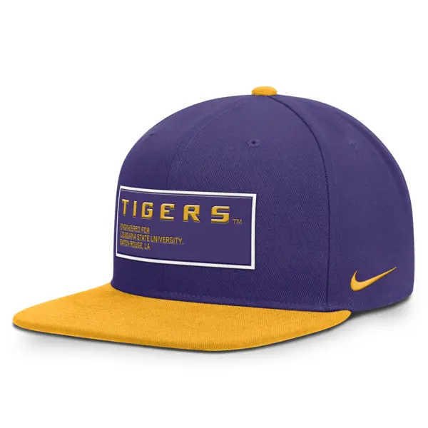 Nike Lsu On-field Pro Dri-fit College Adjustable Cap - Purple