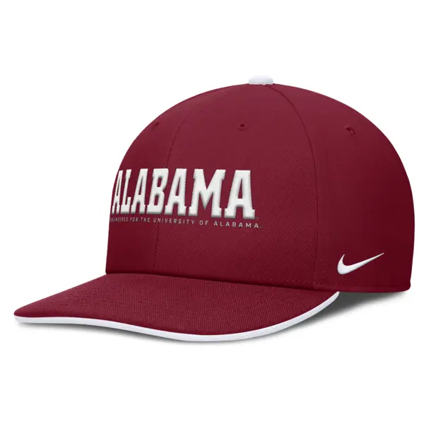 Nike Alabama On-field Club Dri-fit Adjustable Hat - Red