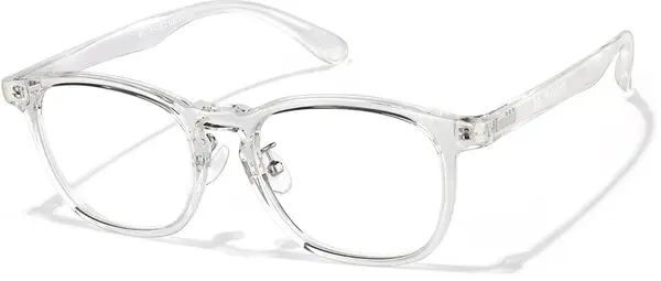 Zenni Square Bio-based Eyeglasses Full Rim Frame - Clear