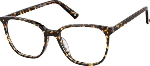 Zenni Square Full Rim Bio-based Frame - Tortoiseshell
