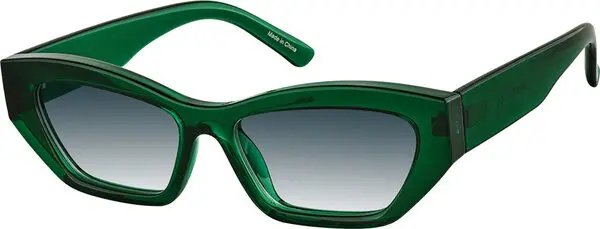 Zenni Vintage Cat-eye Sunglasses - Green