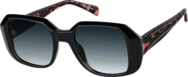 Zenni Geometric Full Rim Sunglasses - Black