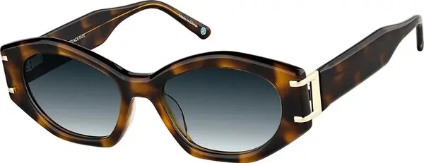 Zenni Geometric Full Rim Sunglasses - Tortoiseshell