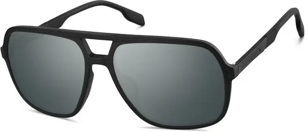 Zenni Aviator Full Rim Sunglasses - Black