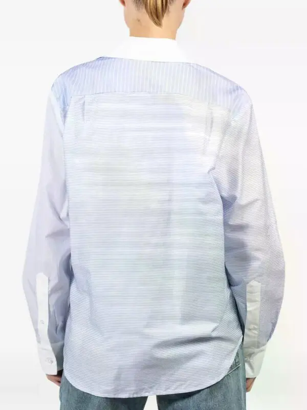 CISSA Striped Button-down Shirt