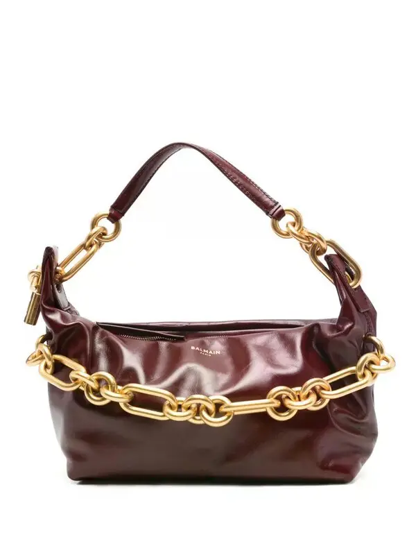 Balmain Medium Sync Shoulder Bag - Red