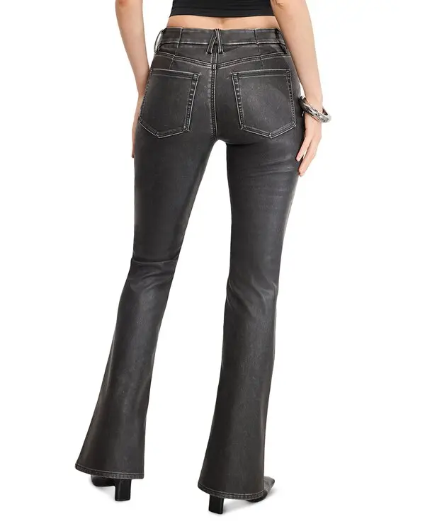 Good American Classic Faux Leather Bootcut Pants