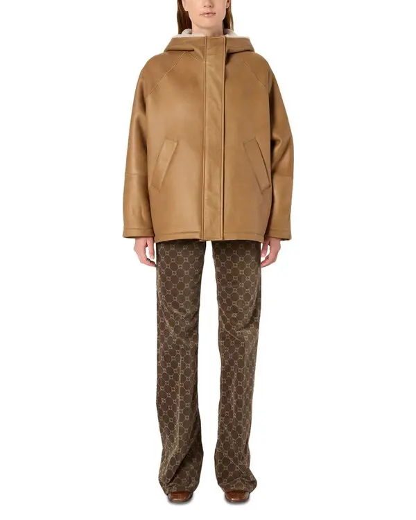 Gerard Darel Margaux Shearling Coat
