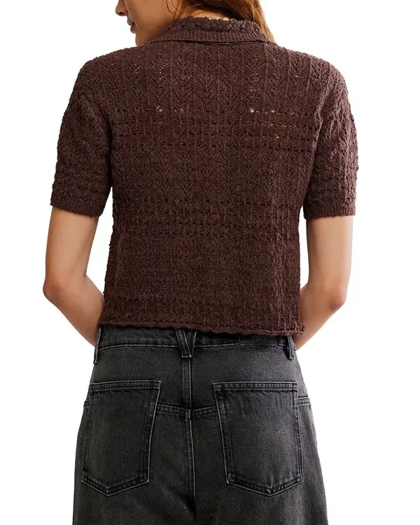 Free People Daylight Cropped Cardigan