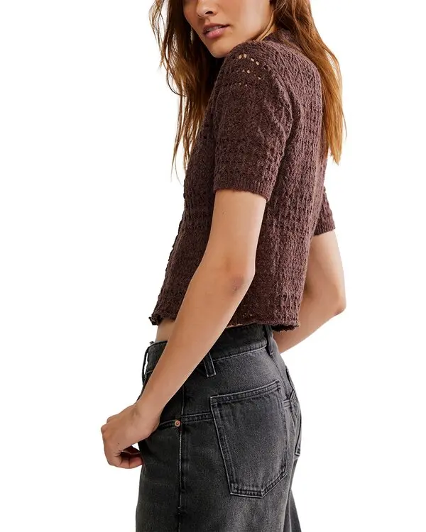 Free People Daylight Cropped Cardigan