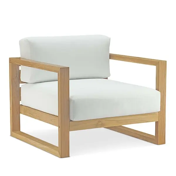 MODWAY Upland Outdoor Patio Teak Armchair