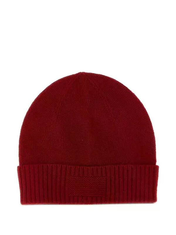 Guest In Residence Ribbed-cuff Cashmere Beanie - Red