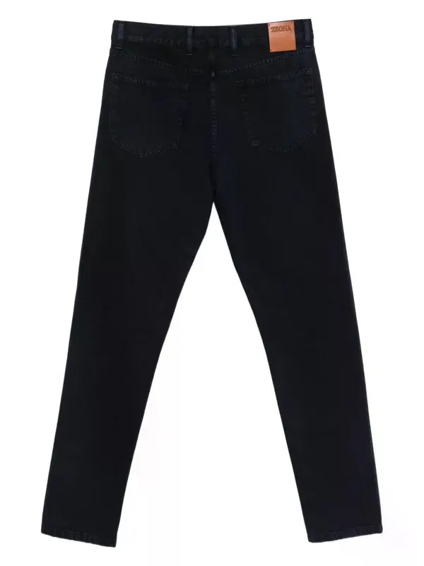 Zegna Logo-patch Jeans