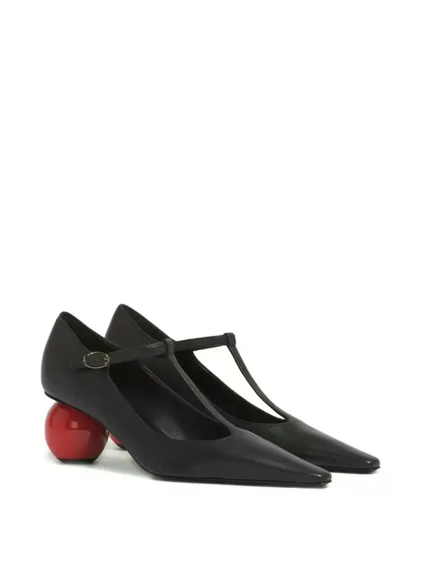 Marni 60mm T-bar Spherical-heel Pumps