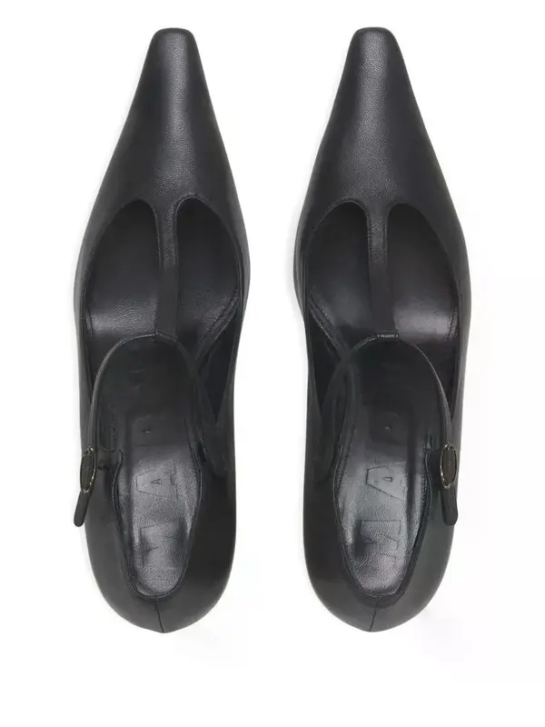 Marni 60mm T-bar Spherical-heel Pumps