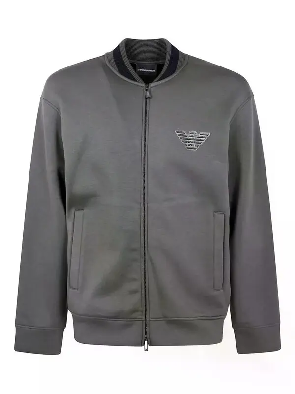 Emporio Armani Eagle Appliqué Bomber Jacket