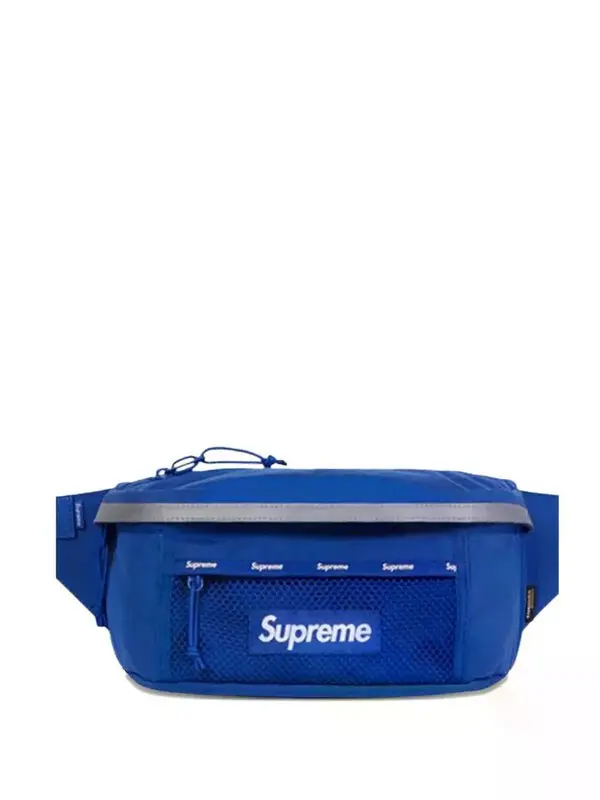 Supreme Logo-patch Belt Bag - Blue