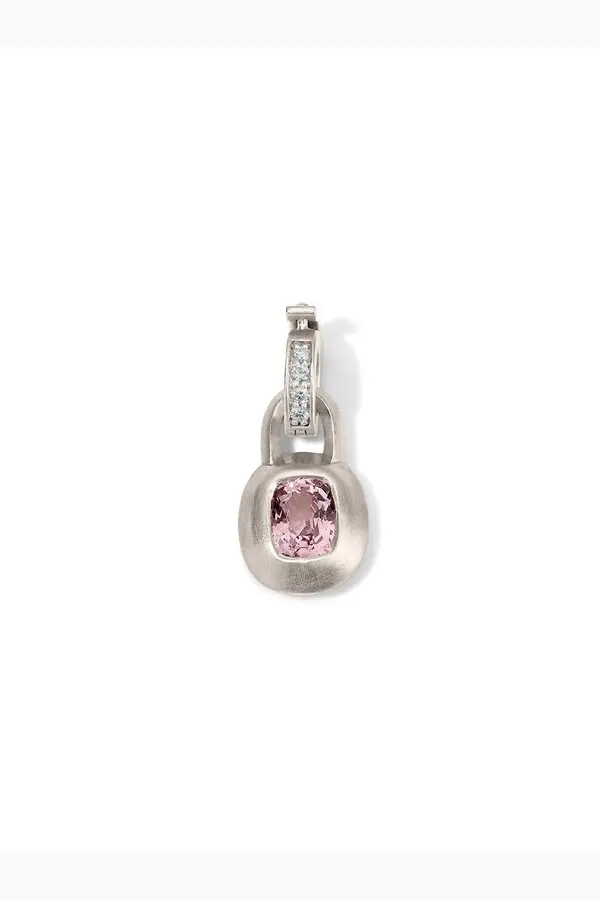 ETIQ Bubblegum Spinel Club Pendant - Gold