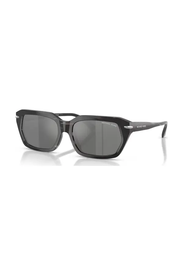 Michael Kors Rectangle Sunglasses With Full Rim - Black