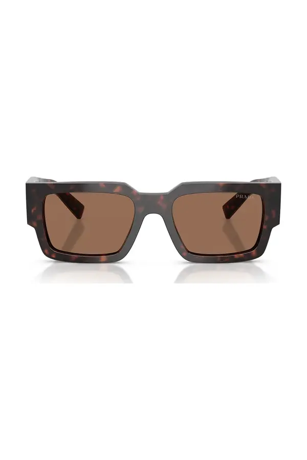 Prada Tortoise Rectangle Sunglasses